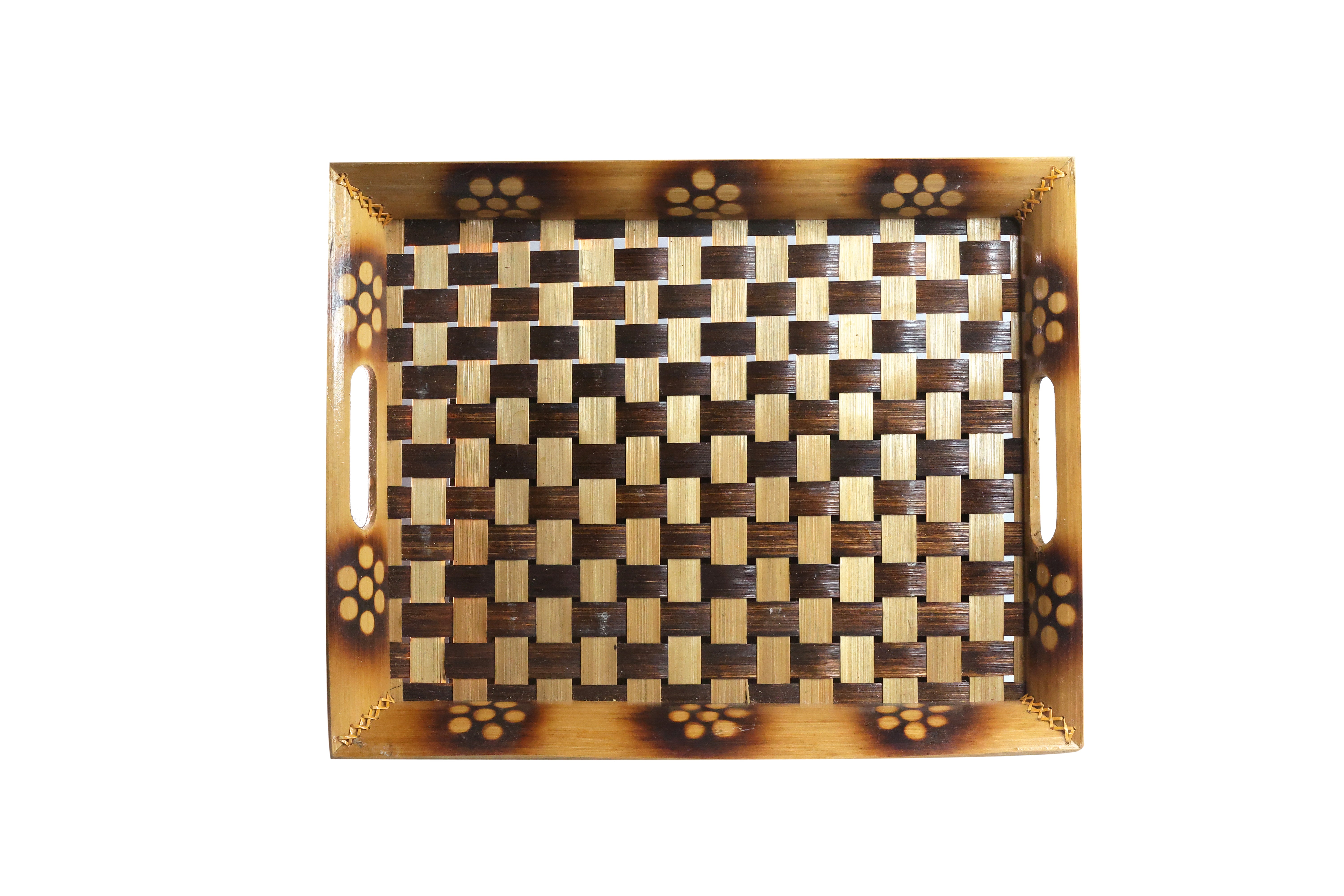 Bamboo Art Tray – Handcrafted Eco-Friendly Serveware